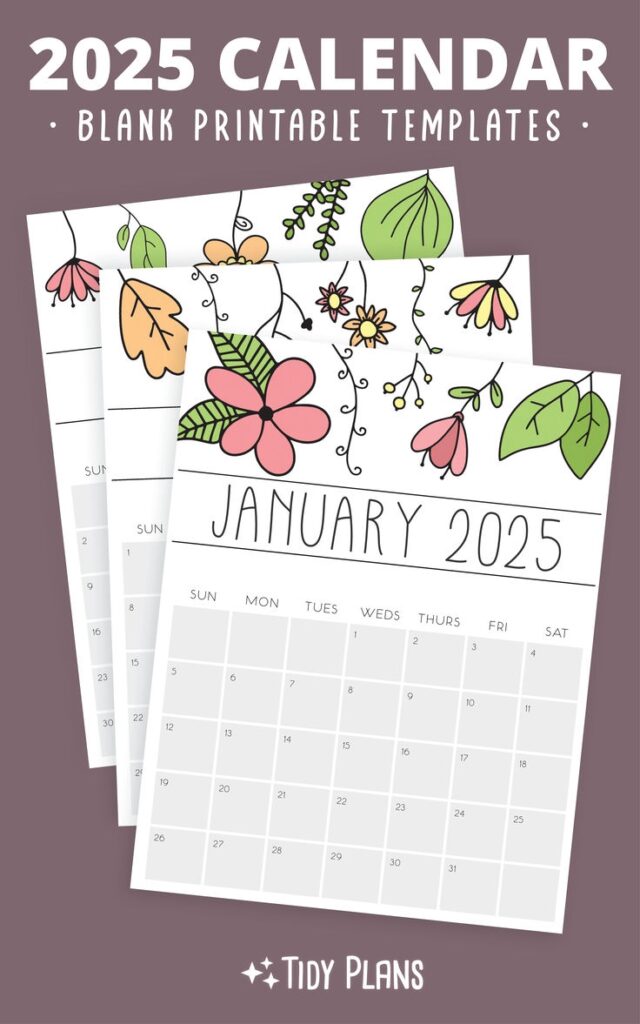 jan 2025 calendar printable pdf free download - UK Printable Hub