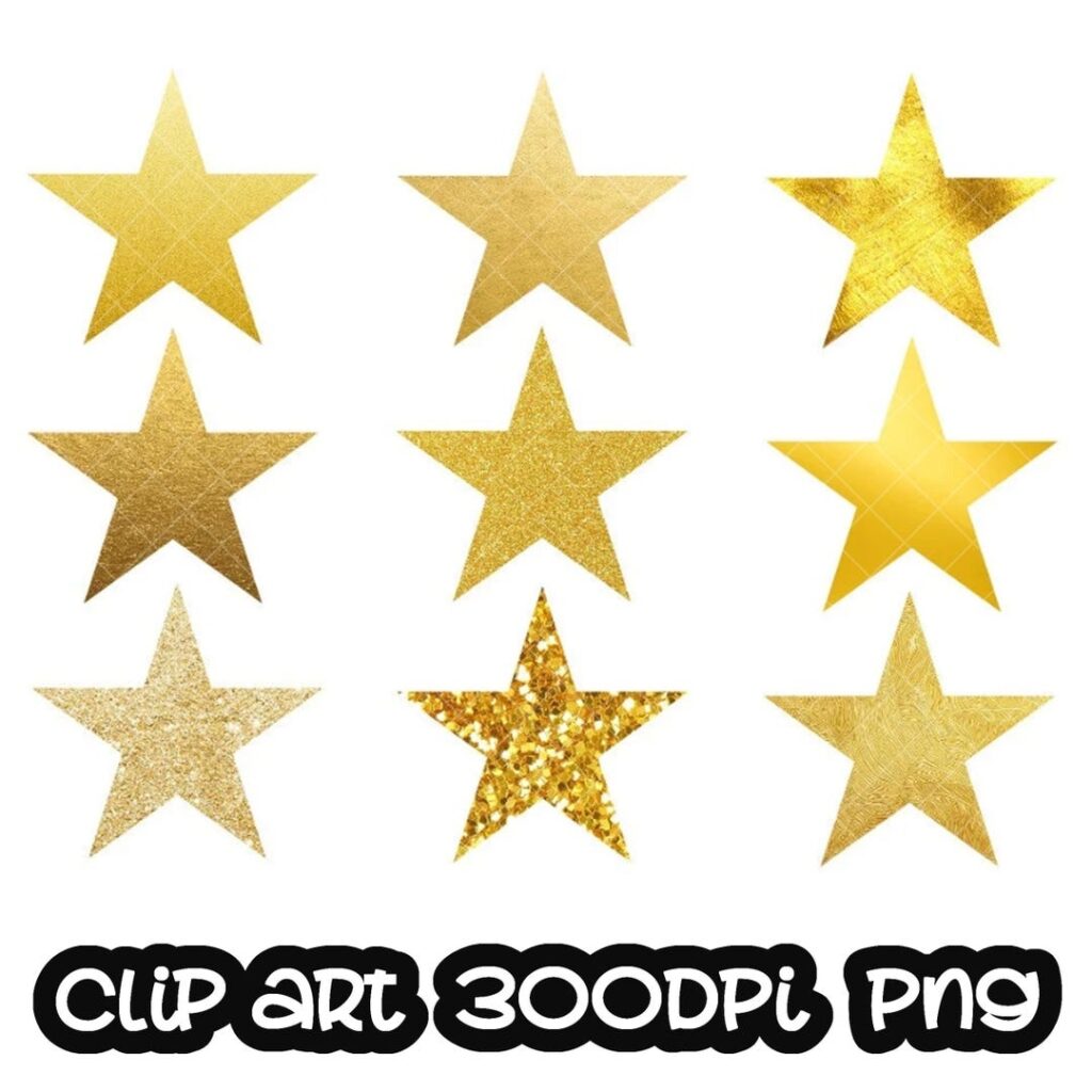 printable gold star chart - UK Printable Hub