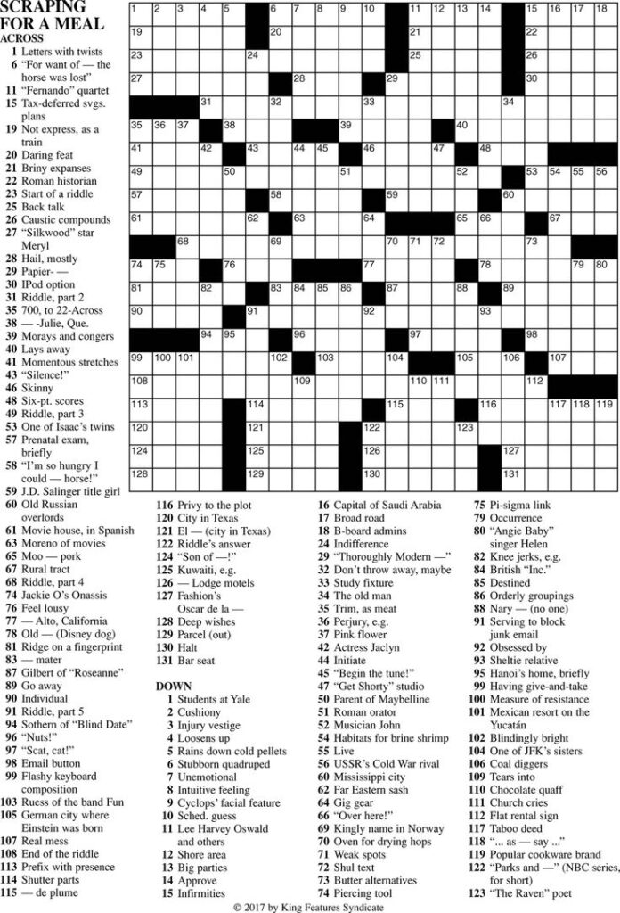 free printable premier crossword puzzles - UK Printable Hub