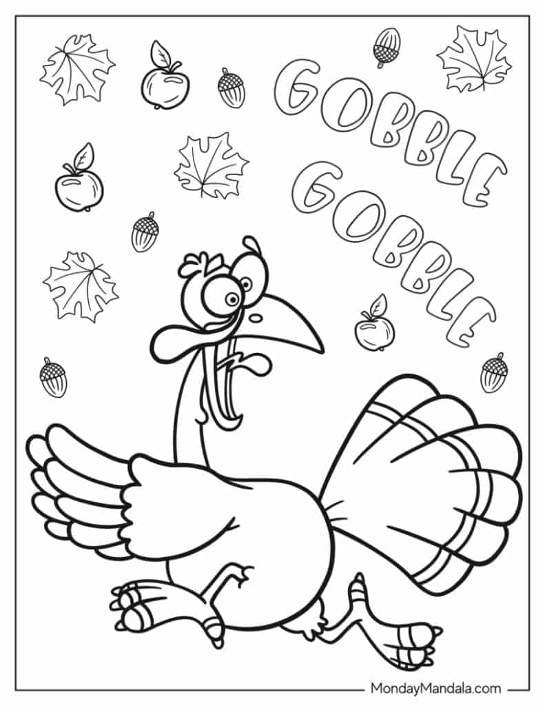 Free Thanksgiving Color Sheets - UK Printable Hub